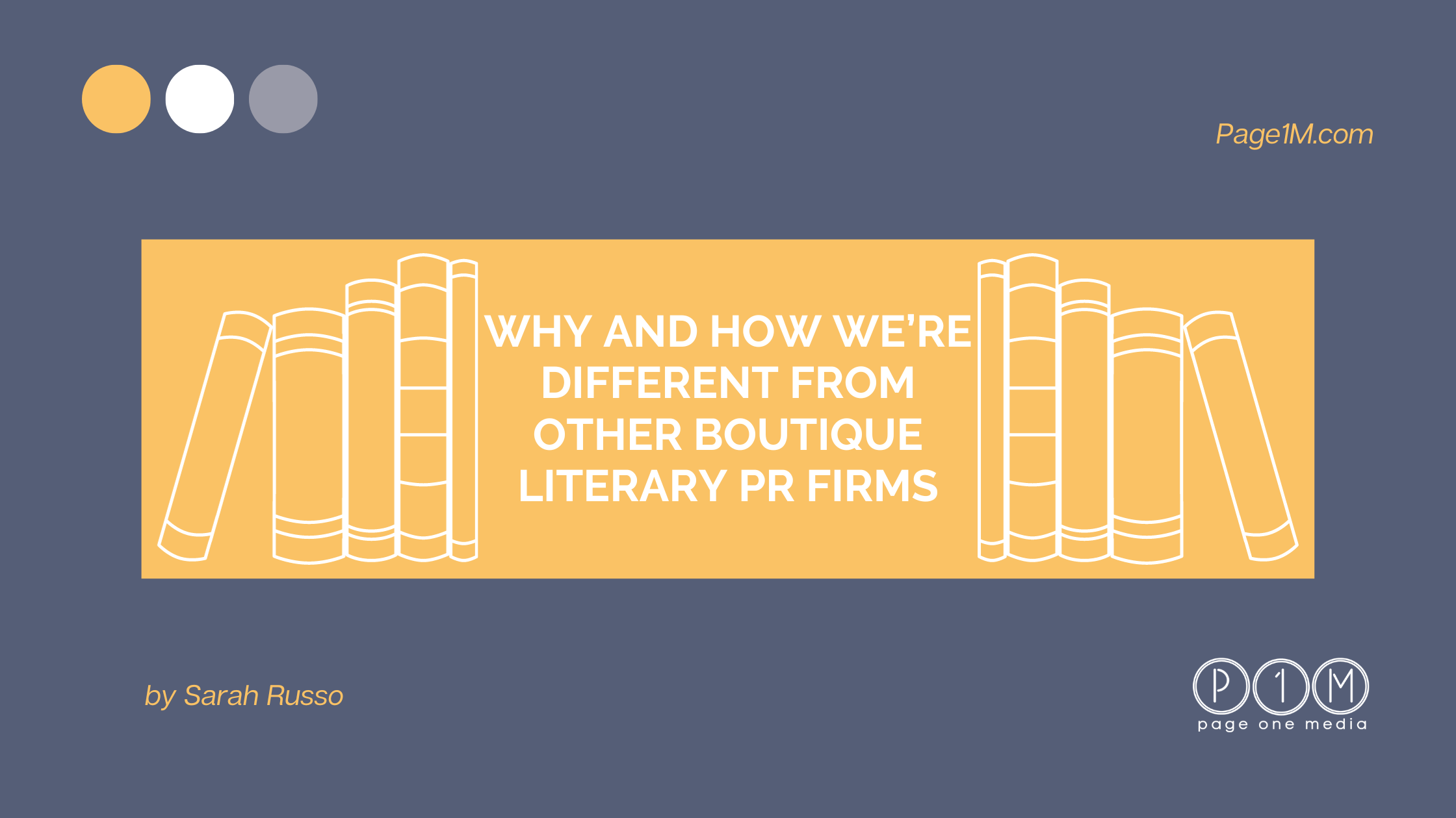 Why and How We’re Different from Other Boutique Literary PR Firms ...